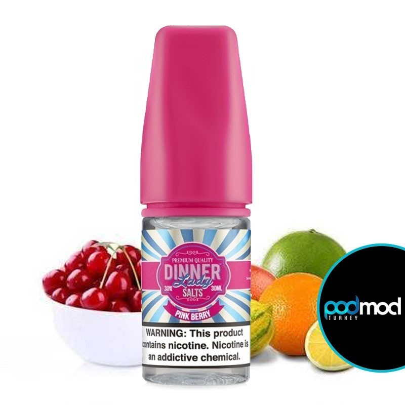 Dinner Lady Pink Berry Salt Likit 30ML | Orjinal Dinner Lady En Uyg...