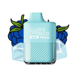 Vozol Alien 5000 Blue Razz Ice Pod | Orjinal Vozol En Uygun Fiyata