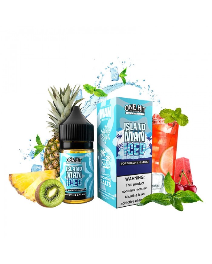One Hit Wonder Island Man Iced Salt Likit 30ml | Orjinal One Hit Wo...